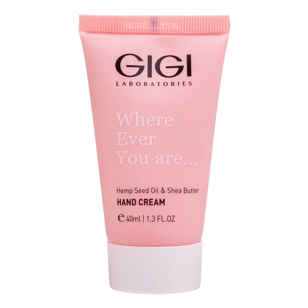 GIGI Where Ever You Are Крем для рук с конопляным маслом и Ши Hemp Seed Oil & Shea Butter 40 мл 1 шт