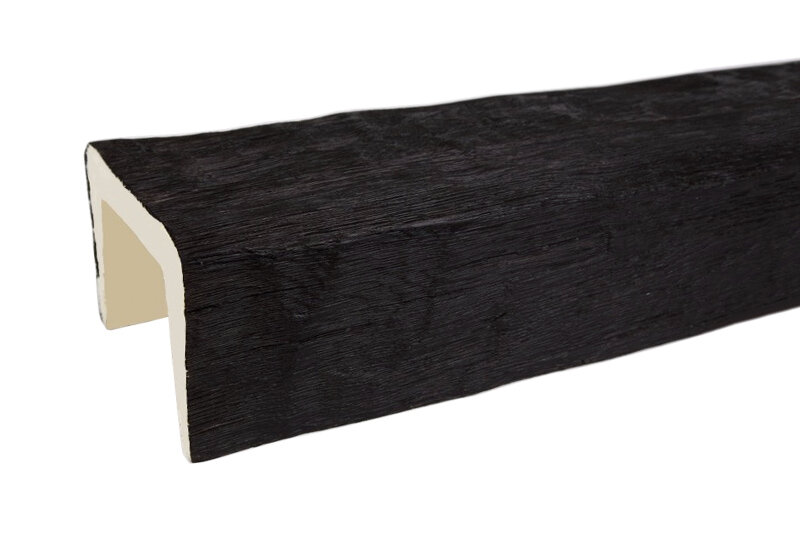 Балка из Полиуретана Уникс Классика Б3 Венге Д2000хШ200хВ130 мм Умеренная Обработка Топором.