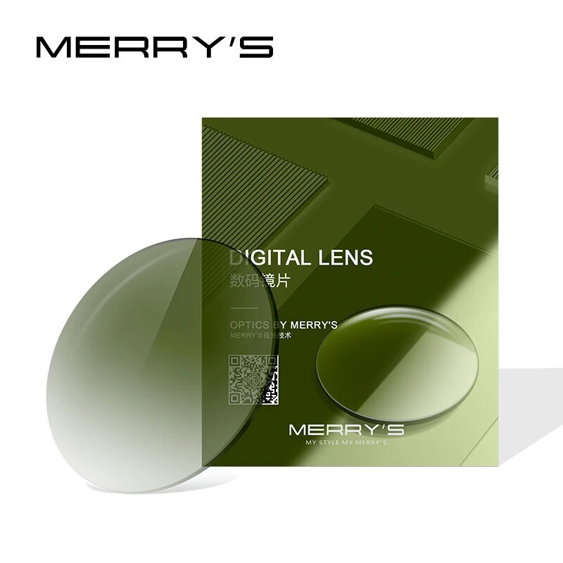 Солнцезащитные очки MERRYS R2 серия градиентные линзы по рецепту Gradient G15, Зеленый, 1.56