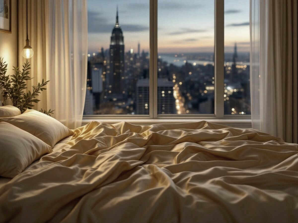 Постельное белье тенсель King Size на резинке 200х200х30 - "Дюна" с наволочками 50х70