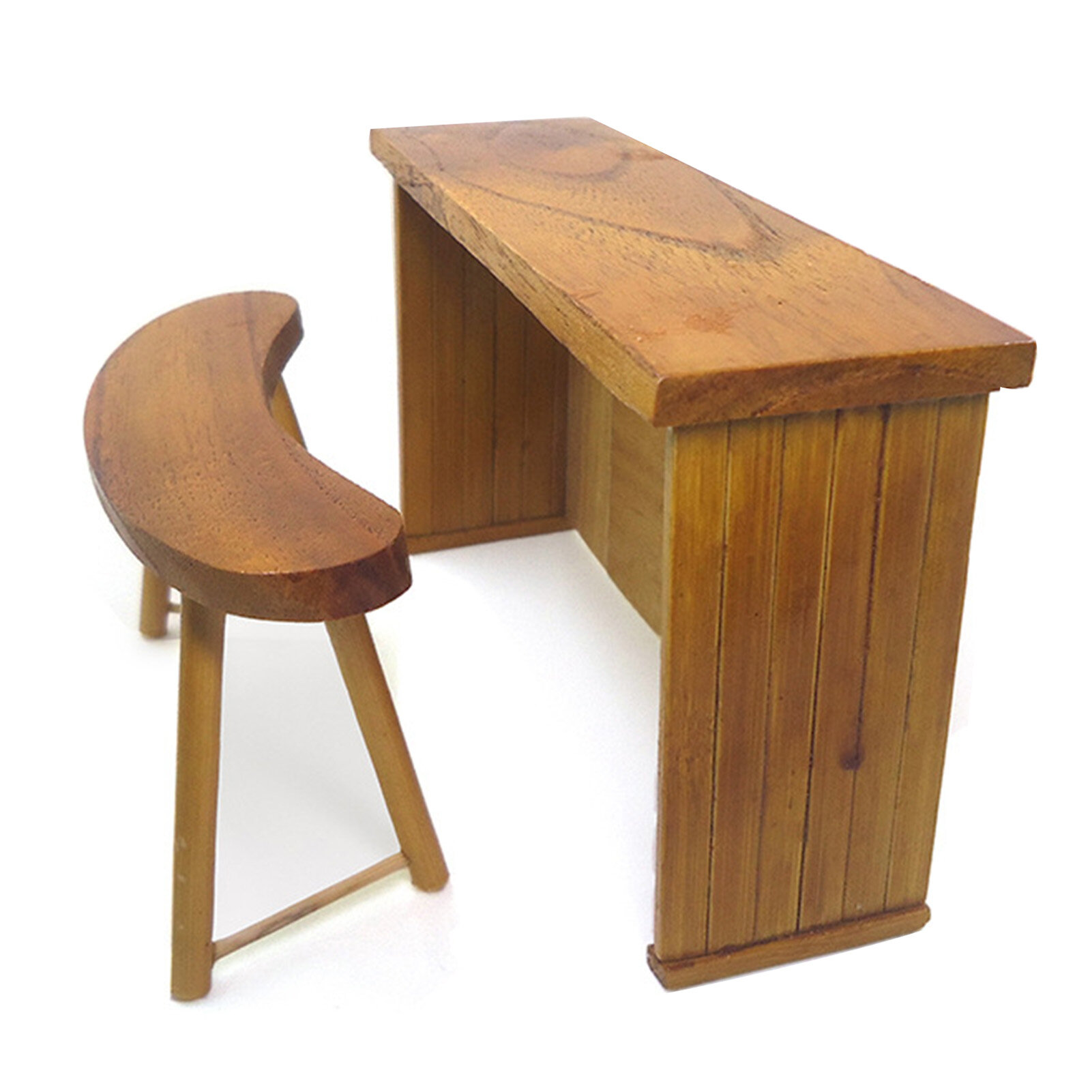 1/12 кукольный домик деревянный стол стул набор модель мебель игрушка миниатюрный аксессуар