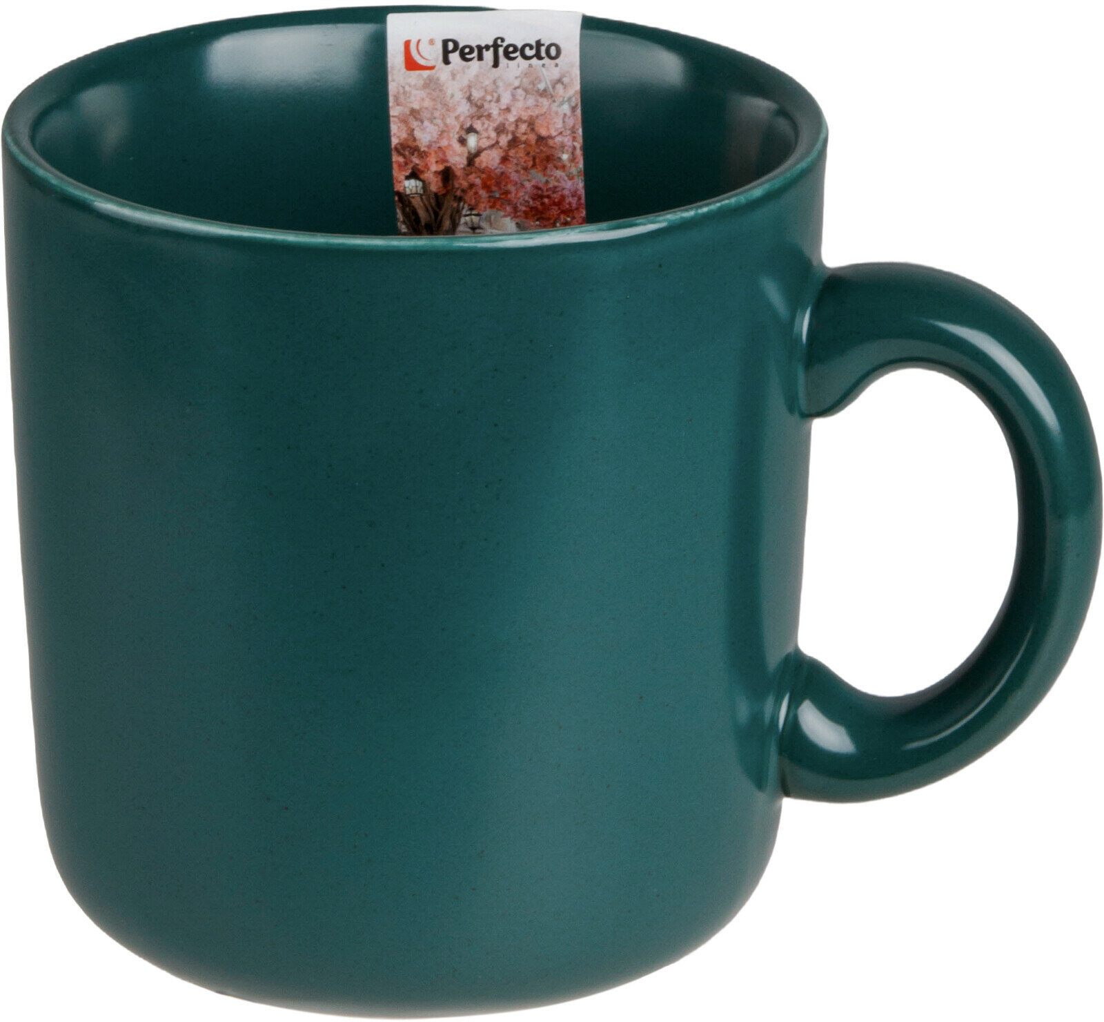 Кружка керамическая PERFECTO LINEA Asian зеленая 380 мл 30-380300