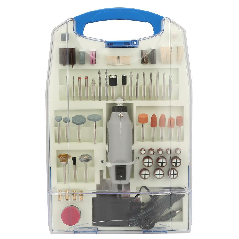 110 шт. 180 Вт мини-электрическая шлифовальная дрель с регулируемой скоростью вращения набор инструментов вилка США 110-240 В