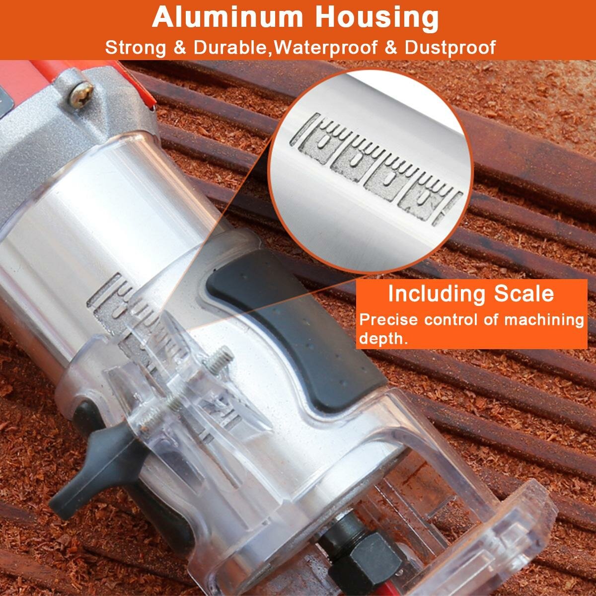 220 В 800 Вт 30000 об/мин 0,25' Электрический деревообрабатывающий станок, ламинатор, фрезер, столярный инструмент -