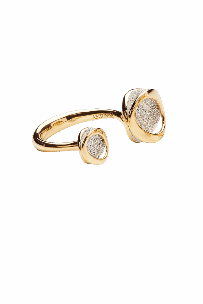 Кольцо, желтое золото, 750 проба, бриллиант