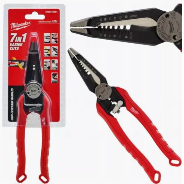Комбинированные кусачки Milwaukee для зачистки проводов 7 в 1 (замена для 48229079)