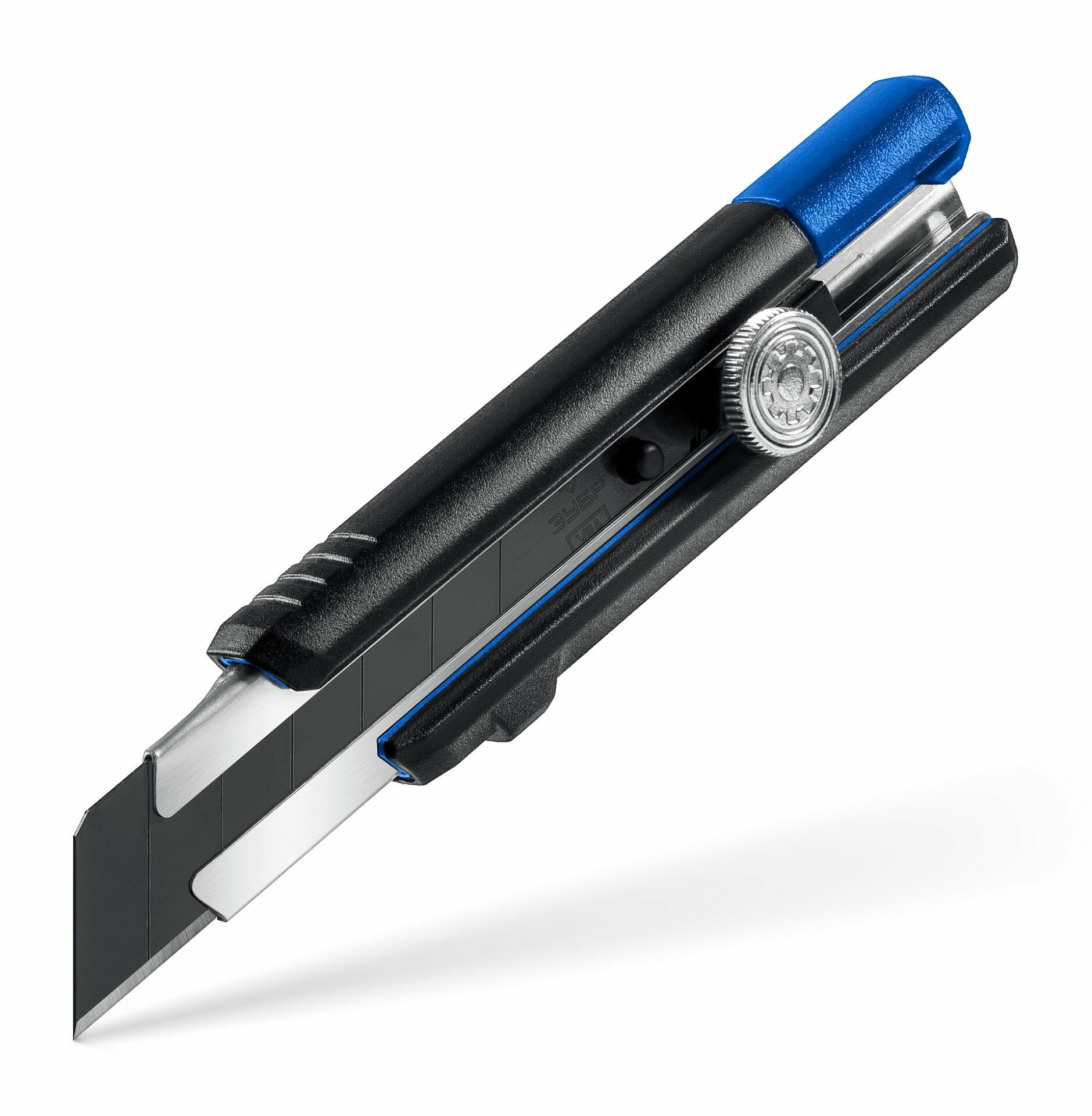 Нож ЗУБР ПРО-25, 25 мм, сегментированное лезвие, профессиональный 09175_z01