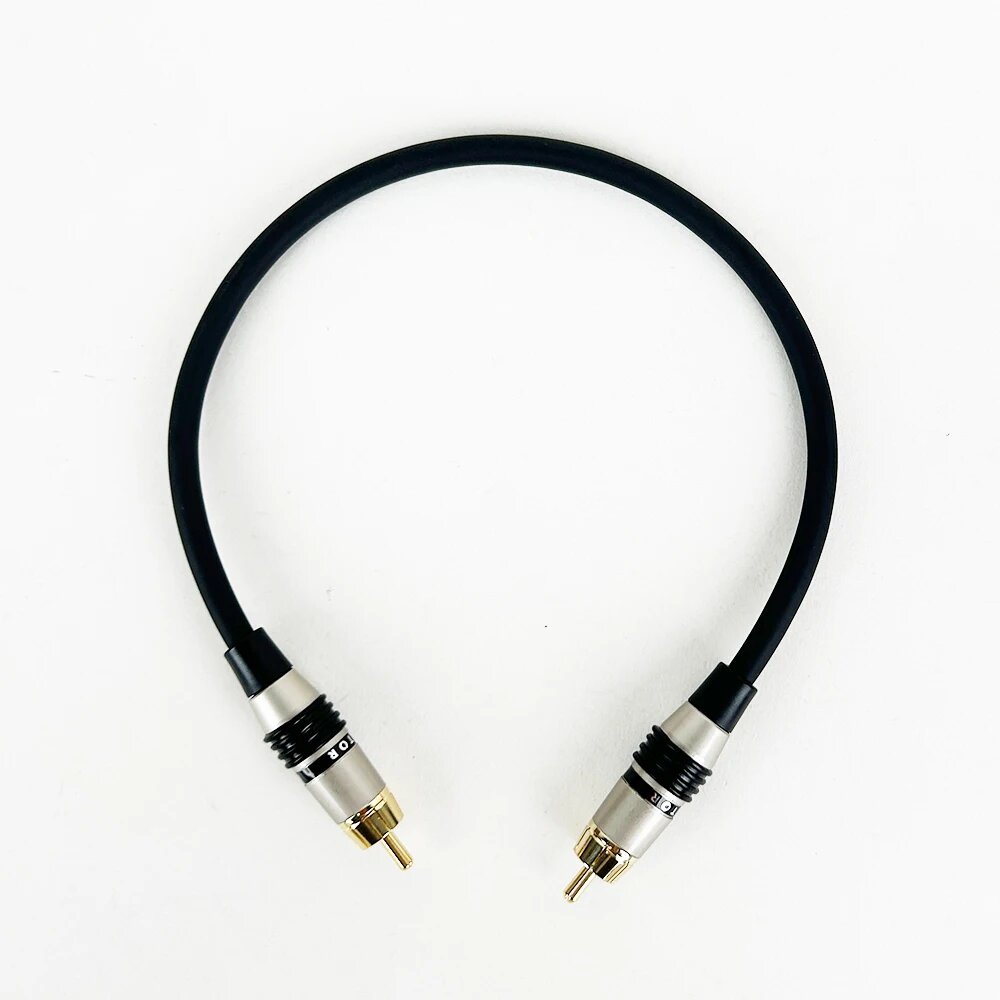 RCA аудиокабель 3m, черный