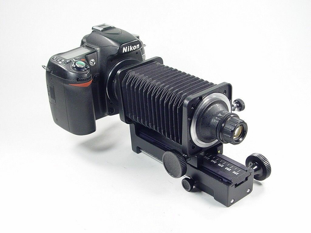 Супермакро. Макро приставка с креплением М42 и Никон Nikon F. Объектив Индустар 3.5/50мм в комплекте.