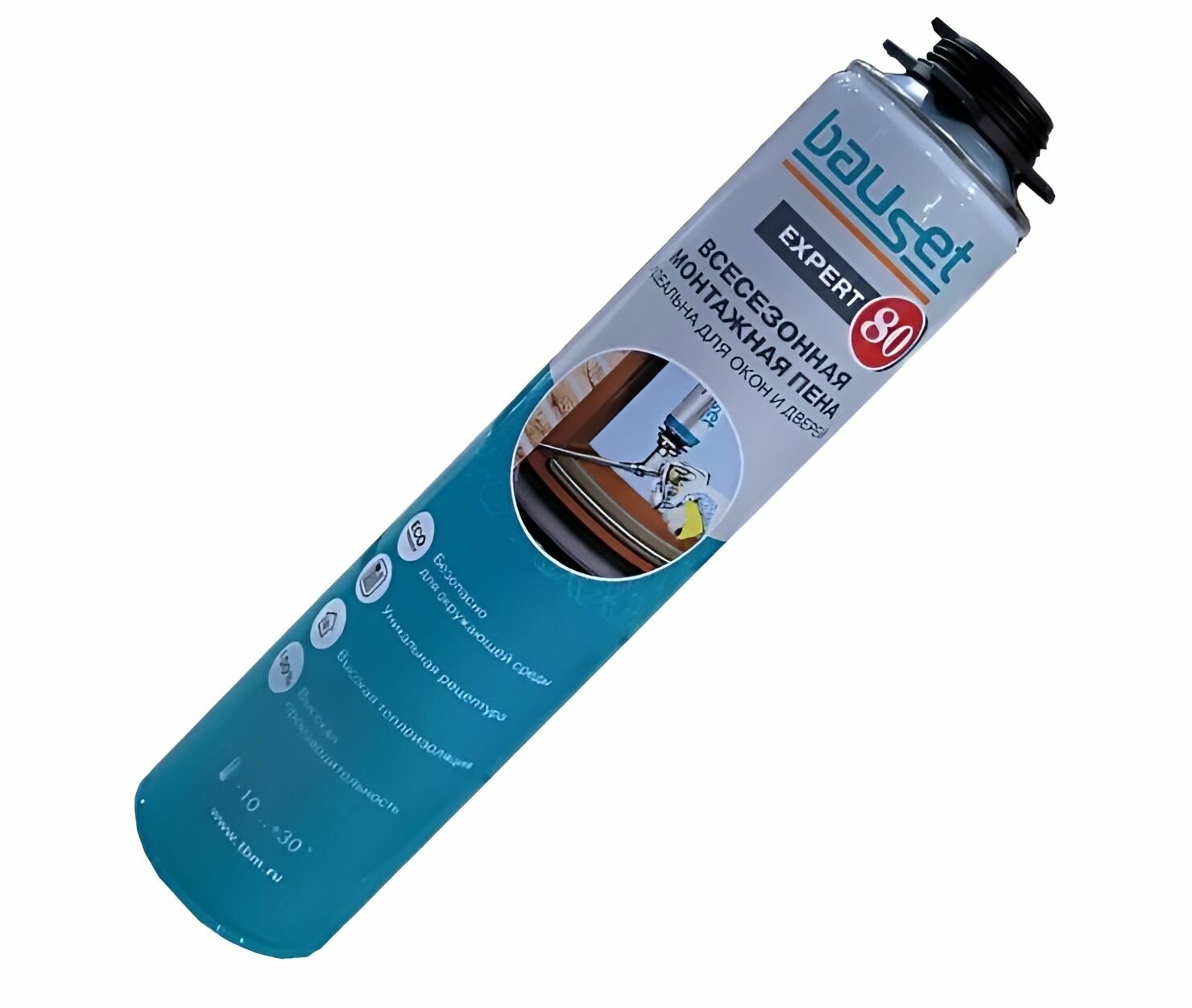 Пена монтажная профессиональная Bauset EXPERT 80 всесезонная (-10C)