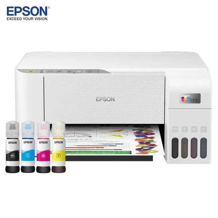 Epson Принтер Epson L3256, бежевый, белый