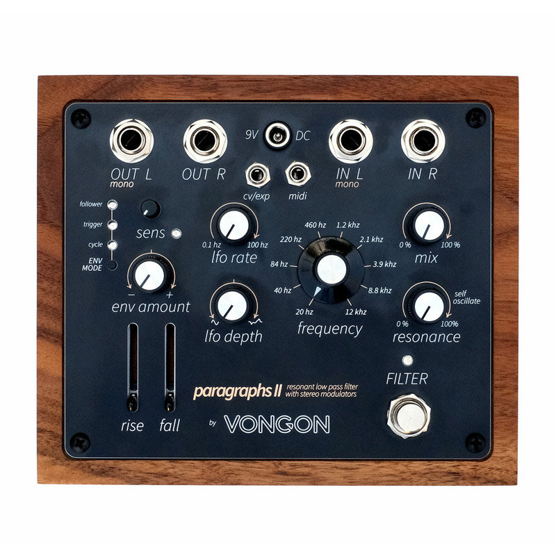 Vongon Paragraphs II Resonant Lowpass Filter with Waveform Generator