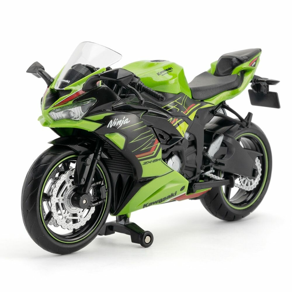 Машинка металлическая Kawasaki Ninja ZX-6R(1/12)