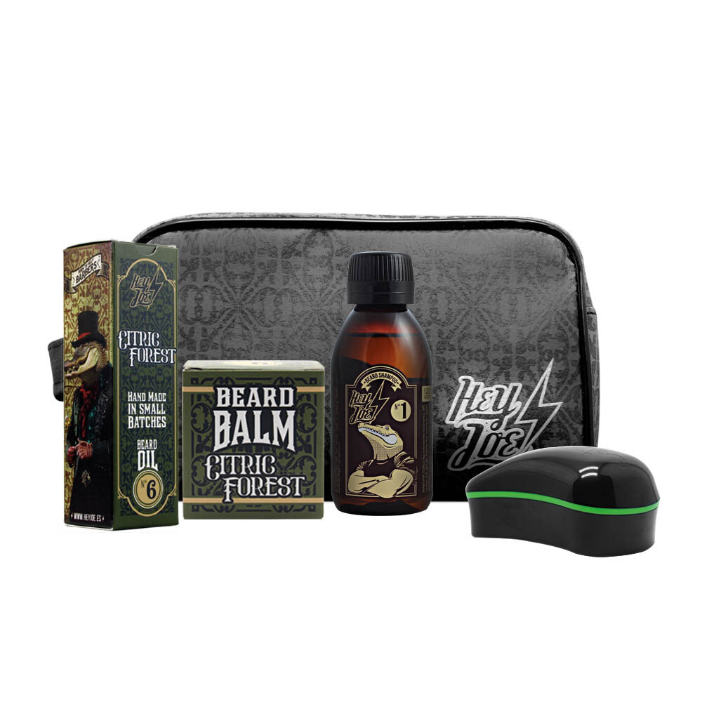 Hey Joe! Bearded Survival Kit Delux Nº 6, набор для ухода за бородой.