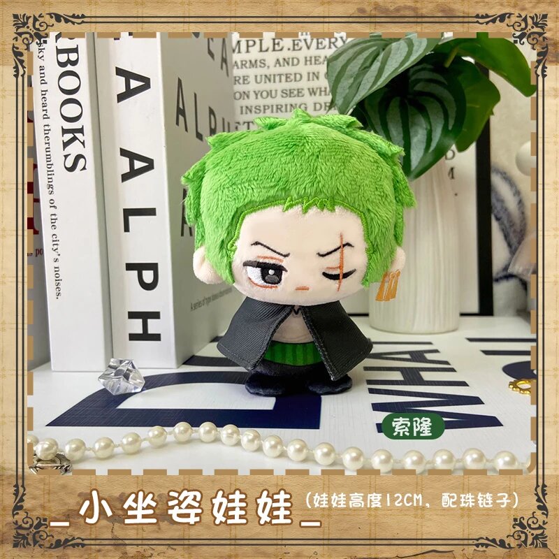 Плюшевые игрушки-подвески NIJIGEN PLANET Луффи Зоро Санджи Ace Zoro