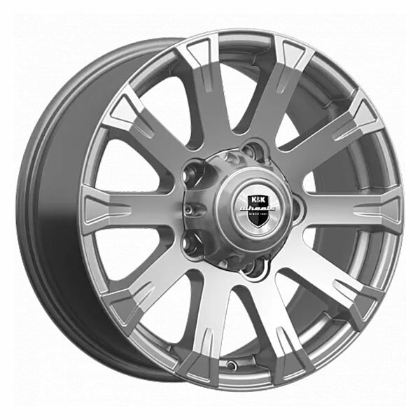 Колесный диск K&K Байкал 7x16 5x139.7 ET35 D98 Дарк платинум