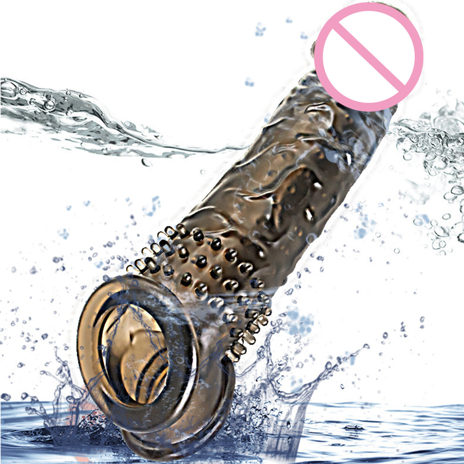 Кристаллический пенис рукав мужской удлинитель презерватив мужской пенис рукав кольцо для члена задержка времени взрослые секс-игрушки для мужчин пары