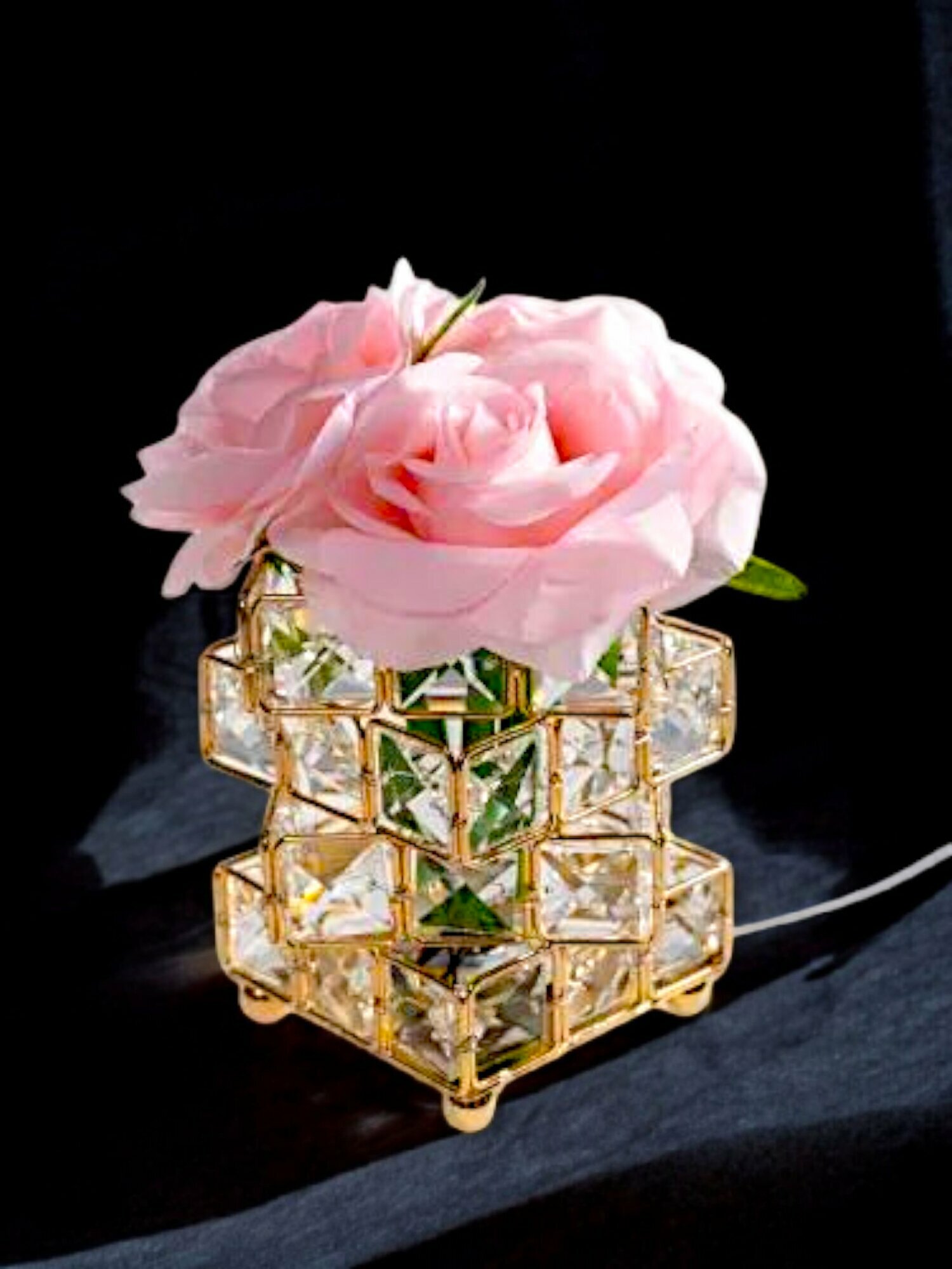 Ночник "Букет роз", с регулировкой яркости, LED, 3Вт, питание от сети