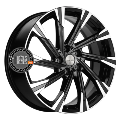 Khomen Wheels KHW1901 (Geely Atlas/Atlas Pro) 19x7.5 5x114.3 et45 dia60.1 Black-FP