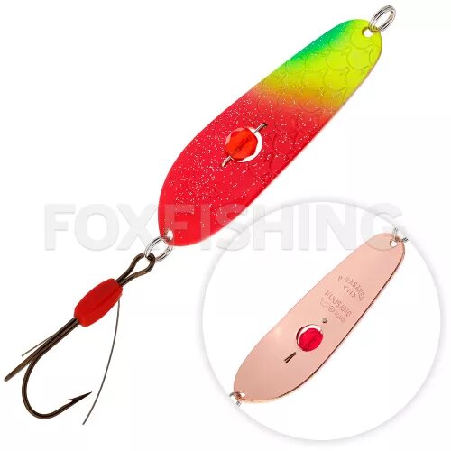 Блесна колеблющаяся Kuusamo Rasanen 70/20 7см. 20гр. GL/GR/Fye/R-C. UV