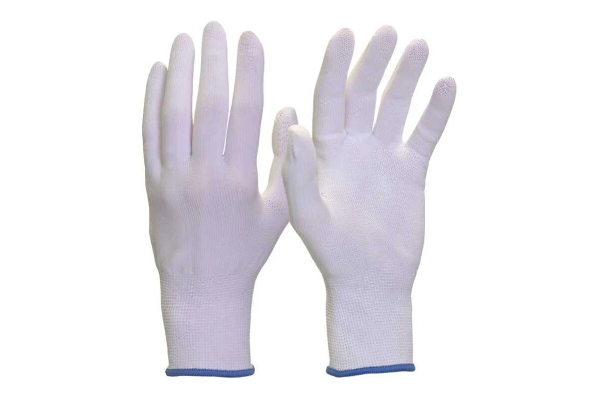 Safeprotect Нейп-Б перчатки нейлон белые 8(M) 03049M - защитные рабочие перчатки легкие