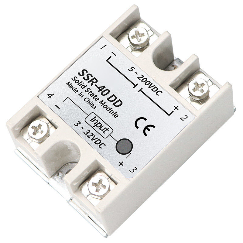 Твердотельное реле SSR-40DD: чистая красная медь, интеллектуальный чип, стабильная работа, высокая безопасность.