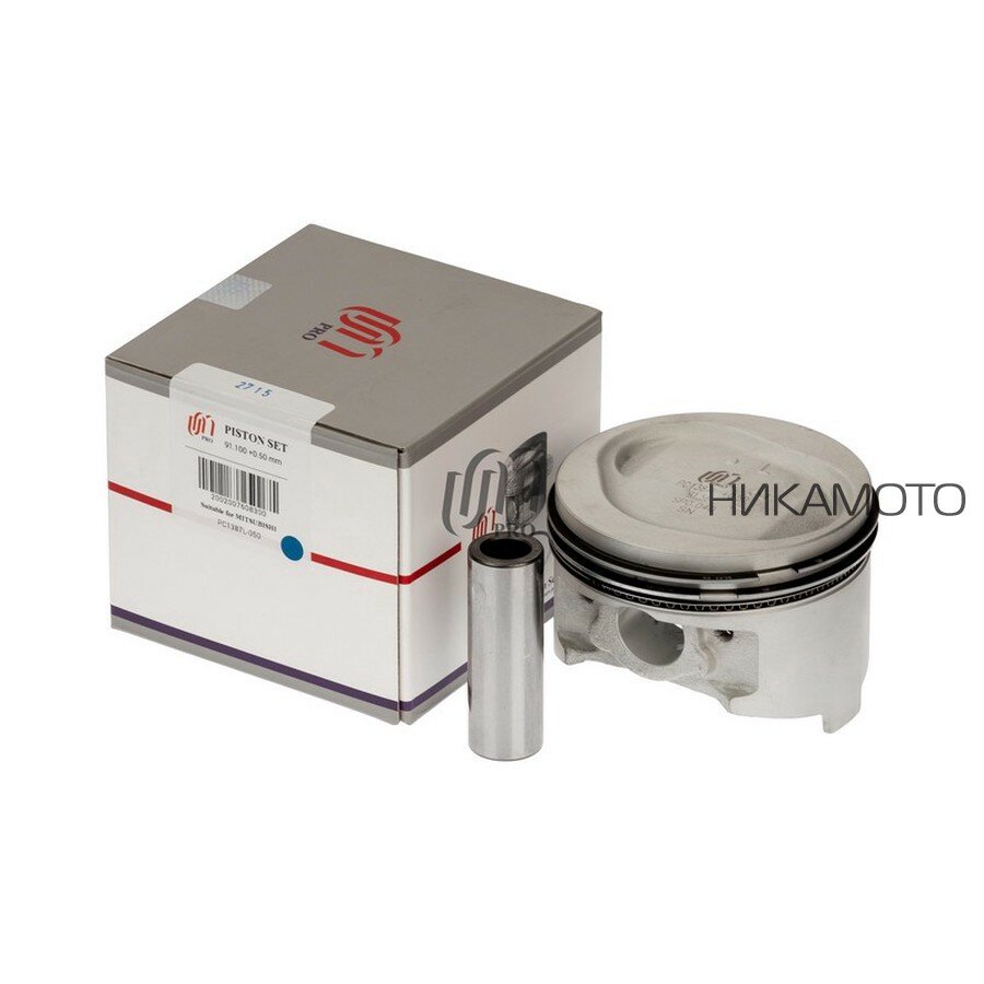 UMPRO PC1387L050 Поршень комплект MITSUBISHI (0.50) 6G72 с кольцами
