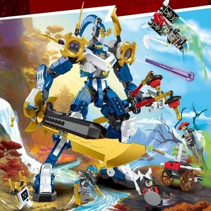 Строительные блоки серии Phantom Ninja Новый продукт Jie's Titan Mecha Детские развивающие игрушечные строительные блоки BMT0063-C