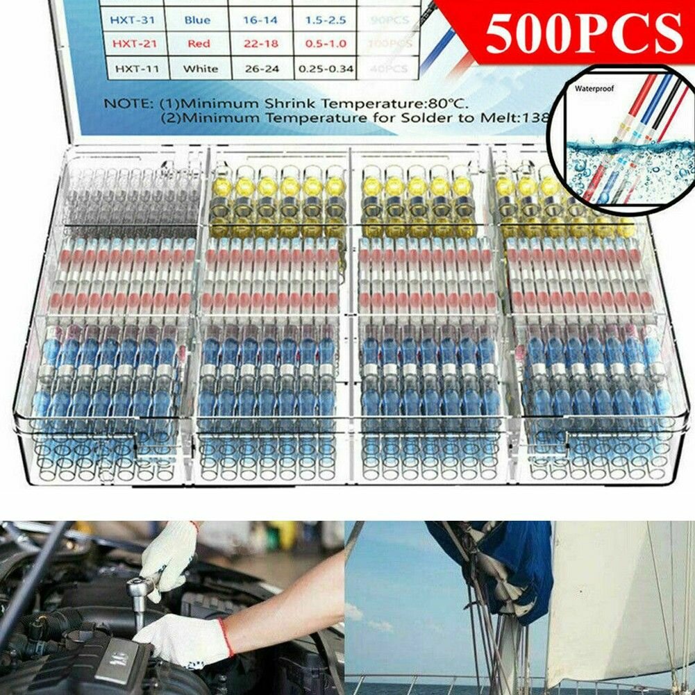 500 шт. клемм для пайки в коробках