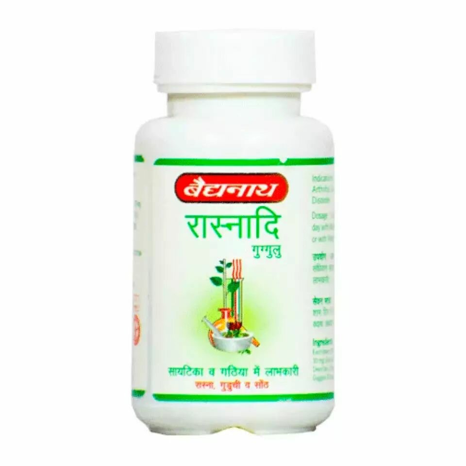 Раснади Гуггул - от болей в суставах и мышцах / Rasnadi Guggul Baidyanath 80 табл