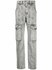 Джинсы Isabel Marant Distressed-finish denim jeans, размер 36, серый