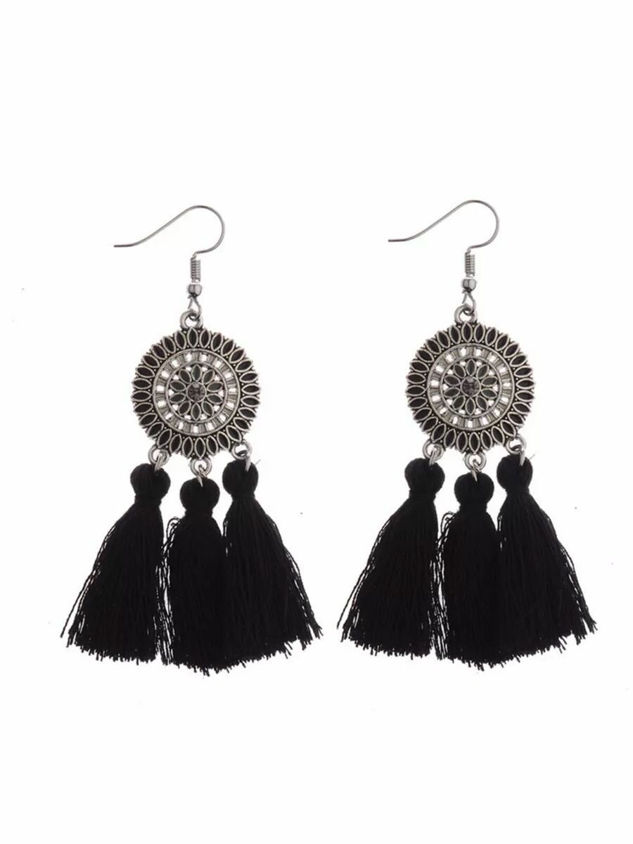 Серьги, искусственный камень