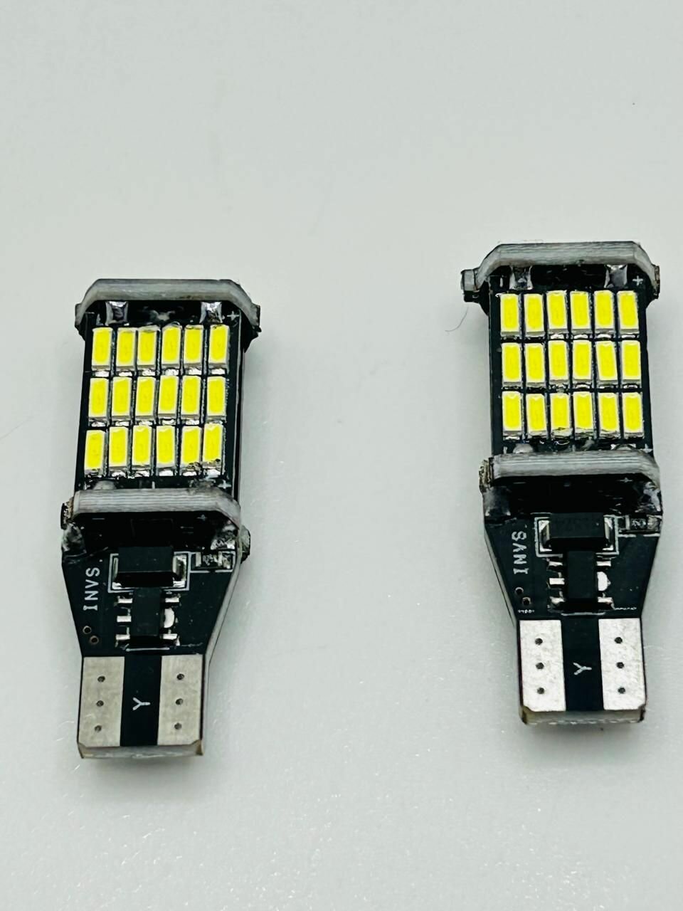 Лампа светодиодная габаритная LED W5W W16W T15 Т10 ДХО