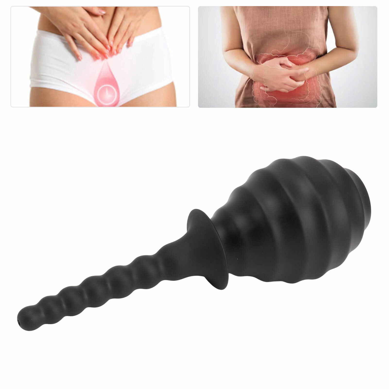 Анальный душ 300 мл, силиконовый, стиль 6