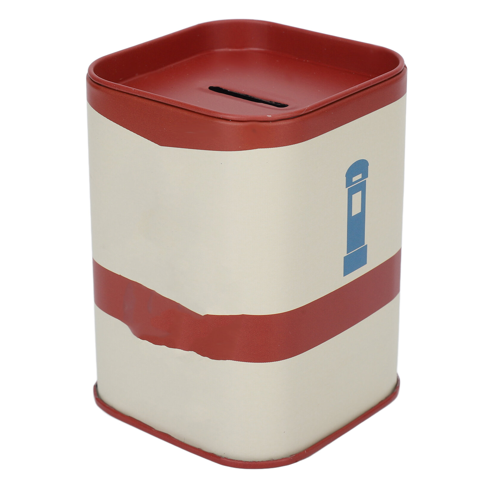 Контейнер для утилизации лезвий, железный, съёмная крышка, большой объём, контейнер для хранения лезвий для парикмахерской, красный