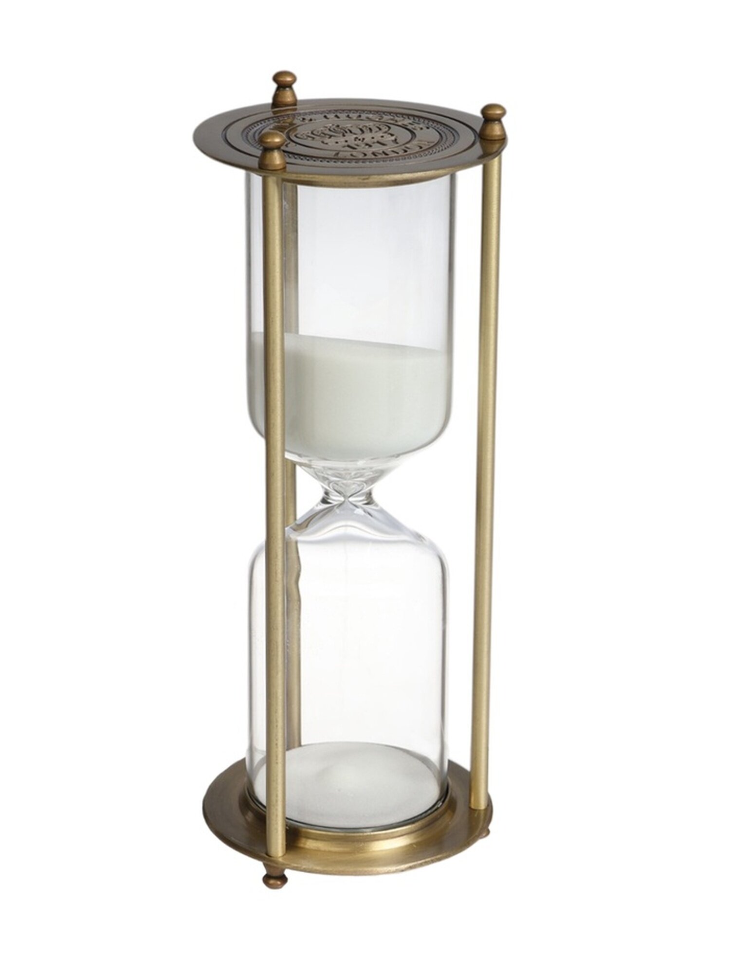 Песочные часы, на 60 минут, размер 8×21 см, металлические, медные