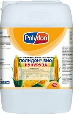 Жидкое органоминеральное удобрение полидон Био Кукуруза, 10 л