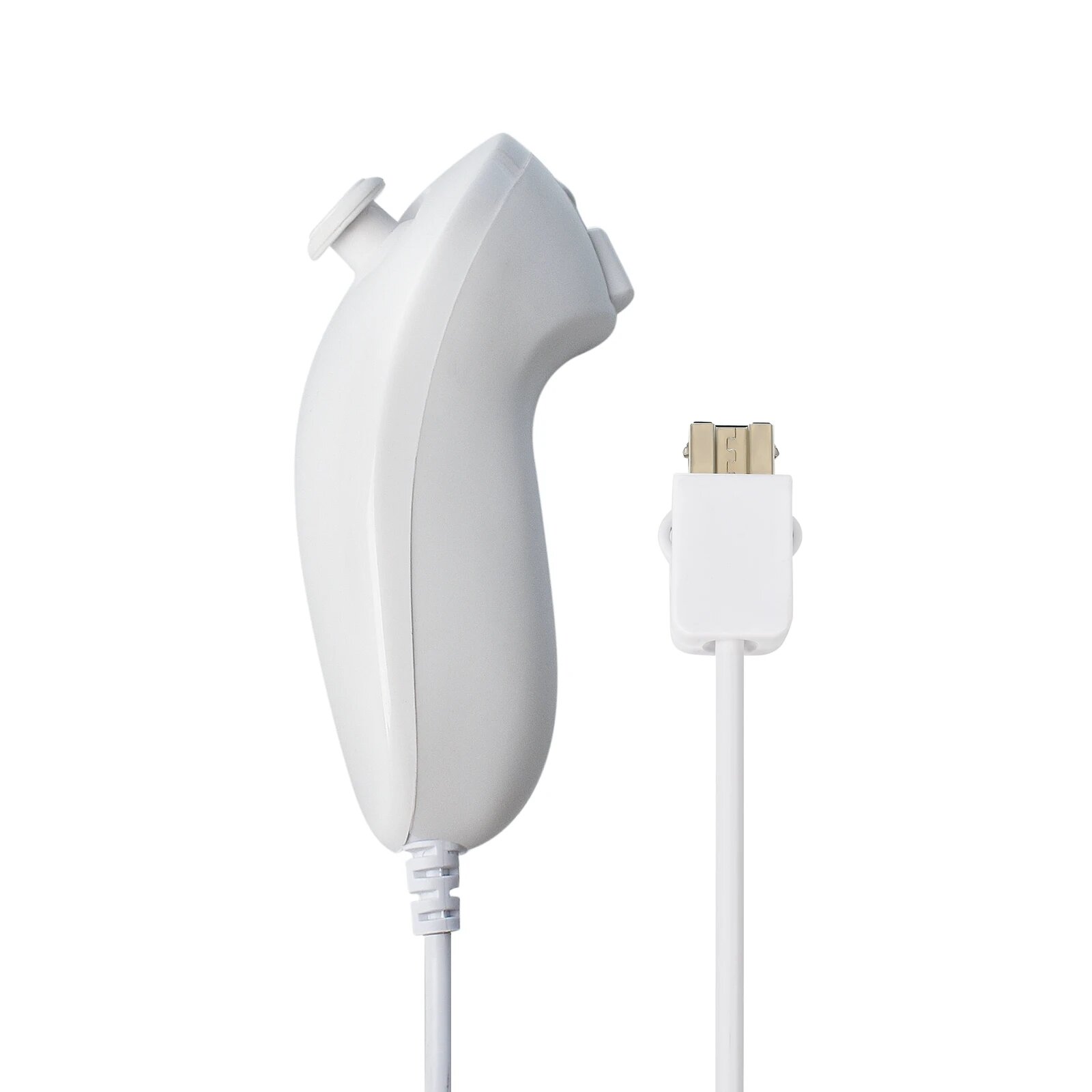 Беспроводной геймпад Bonacell 2-в-1 для Nintendo WII/WII U NO motionplus, left white
