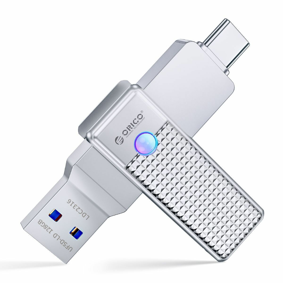 USB Флеш-накопитель ORICO UFSD-LD, USB3.2 GEN1, Скоростная128GB, Корпус из алюминиевого сплава