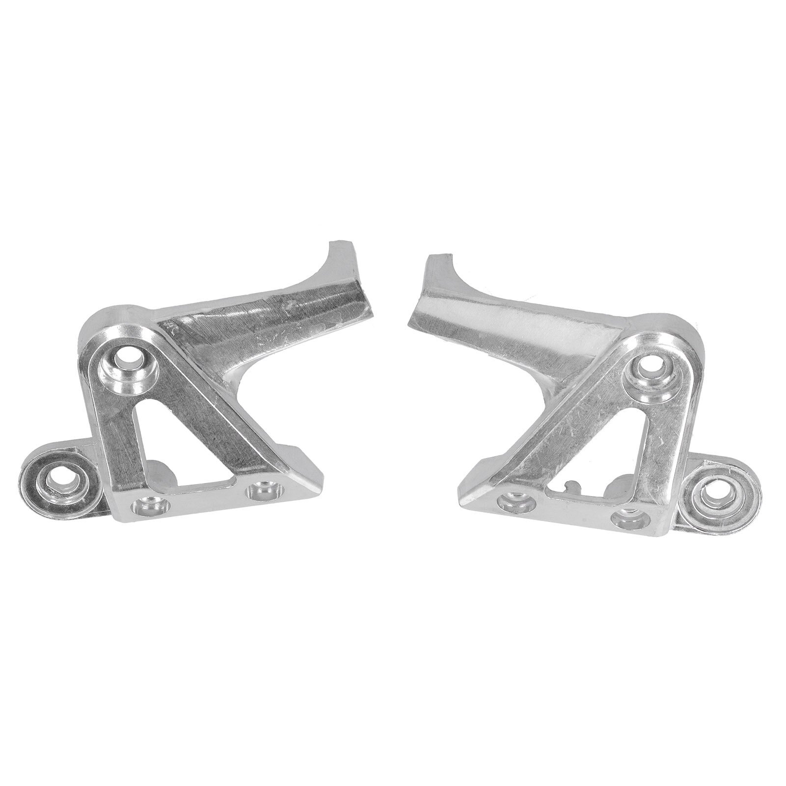 Пара держателей кронштейнов для крепления фар, подходящих для Honda Hornet 900 CB900 919 CB400 VTEC 1 2 3 4Silver