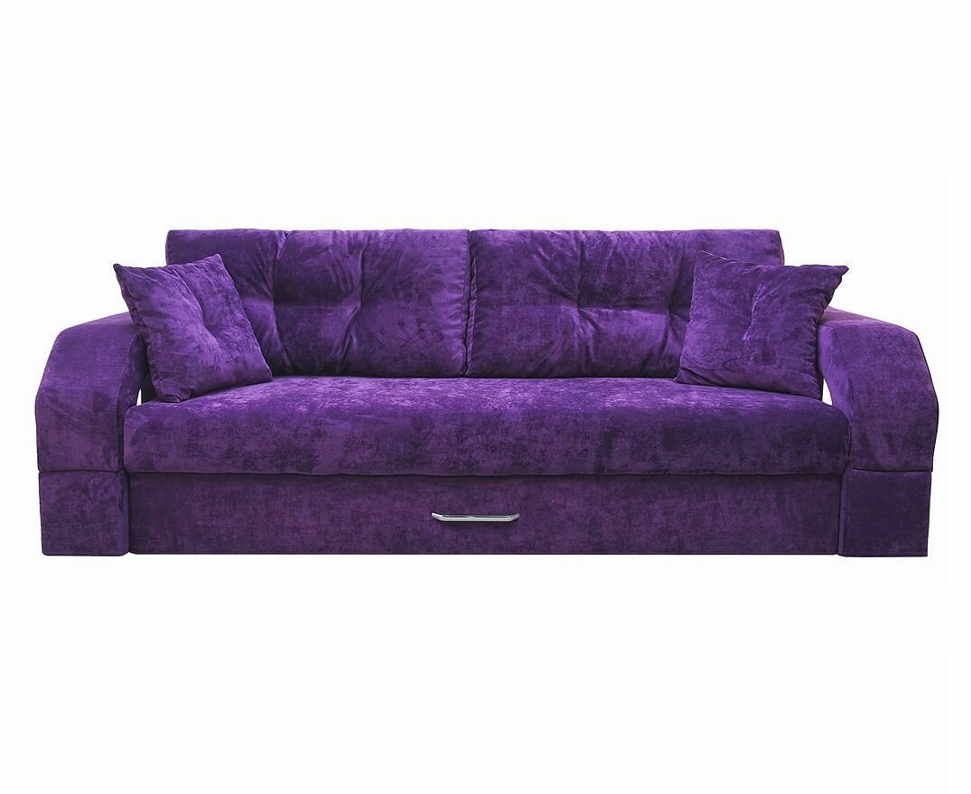 Диван Fotodiva Манчестер с подсветкой велюр Фиолетовый 150 Размеры: Высота 850мм Глубина 1090мм Ширина 2400мм