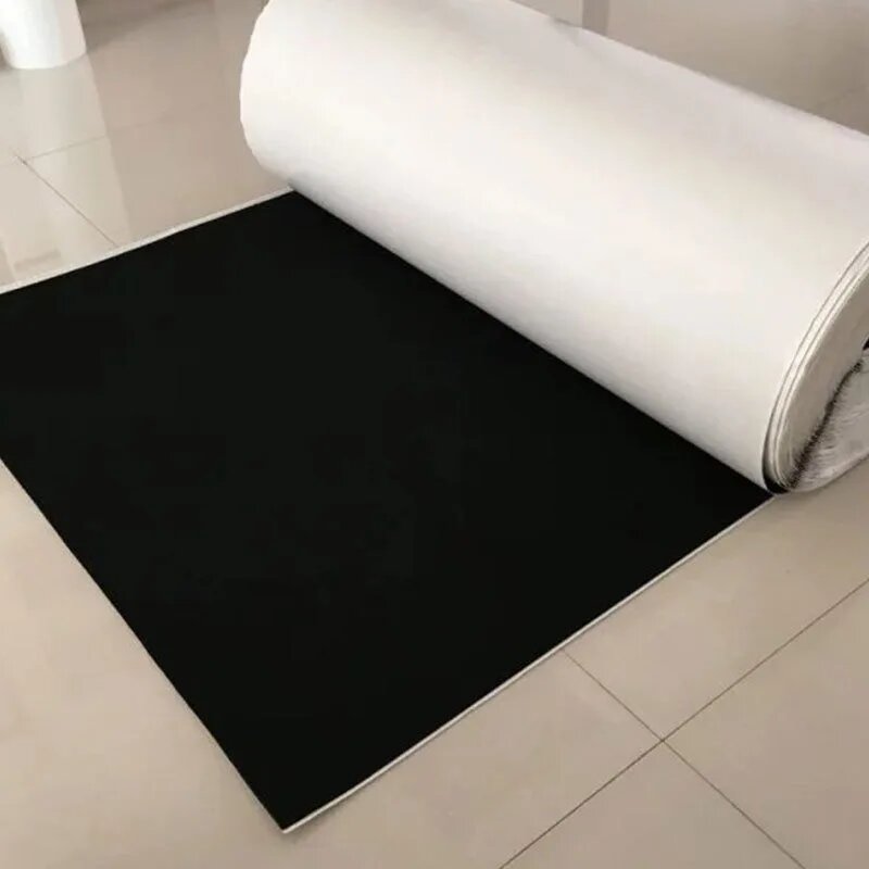 Нетканый самоклеящийся фетр 100x50 см Черный, black