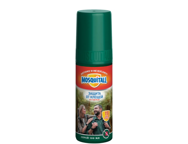 MOSQUITALL Спрей 100мл Защита от клещей (24) 75957x490711