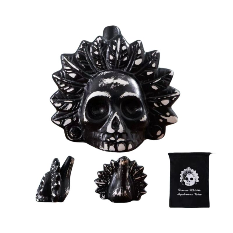 Индейские боевые свистки, ацтекские свистки смерти, декомпрессионные игрушки, реквизит для дома с привидениями, культурные символы майя