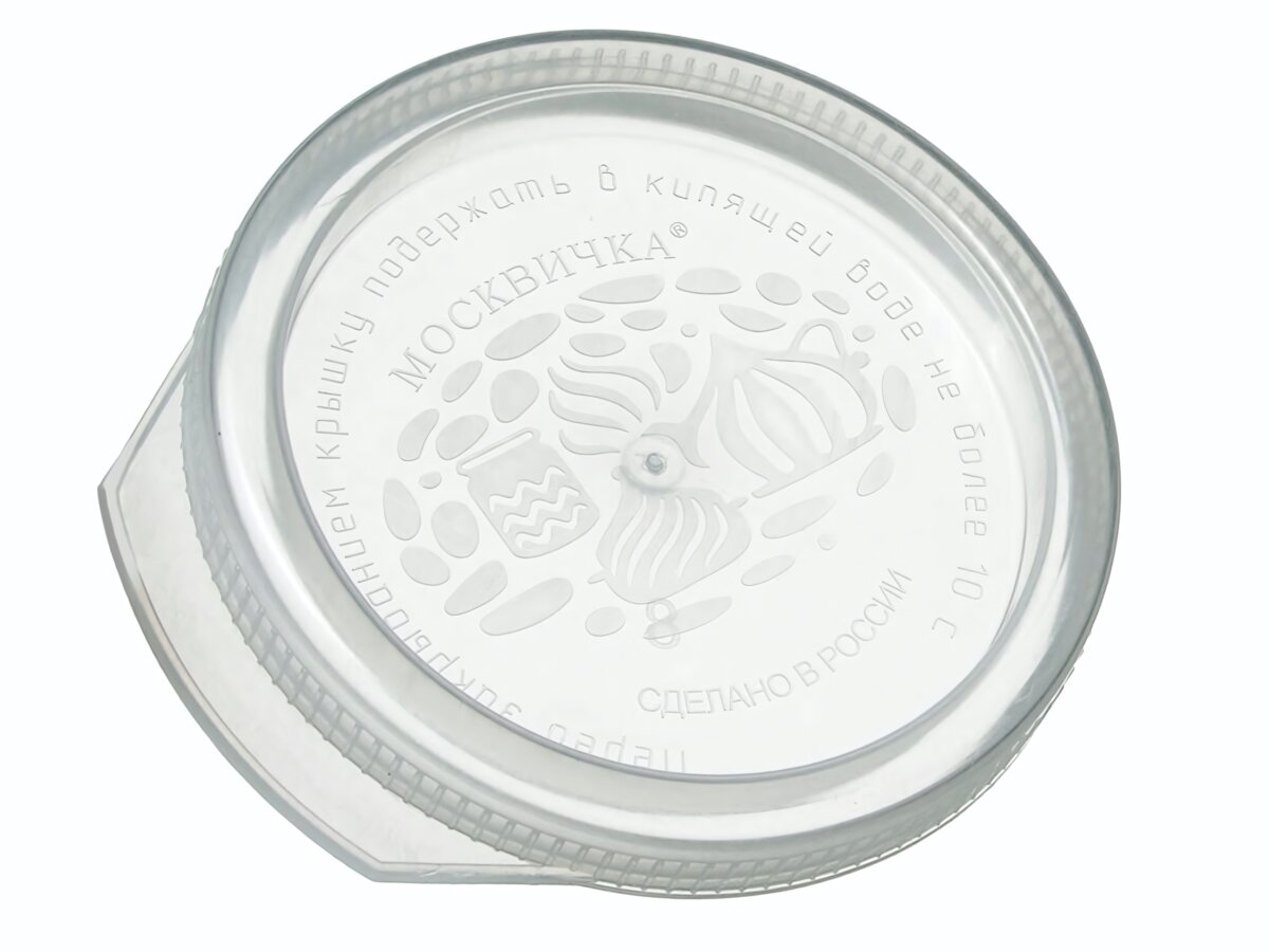 Крышка полиэтиленовая для горячего консервирования 'Москвичка', диаметр 8,5 см, удобная