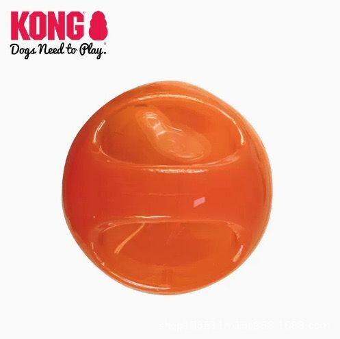 Kong Jumbler Джумблер мячик оранжевый, игрушка для собак, 14 см
