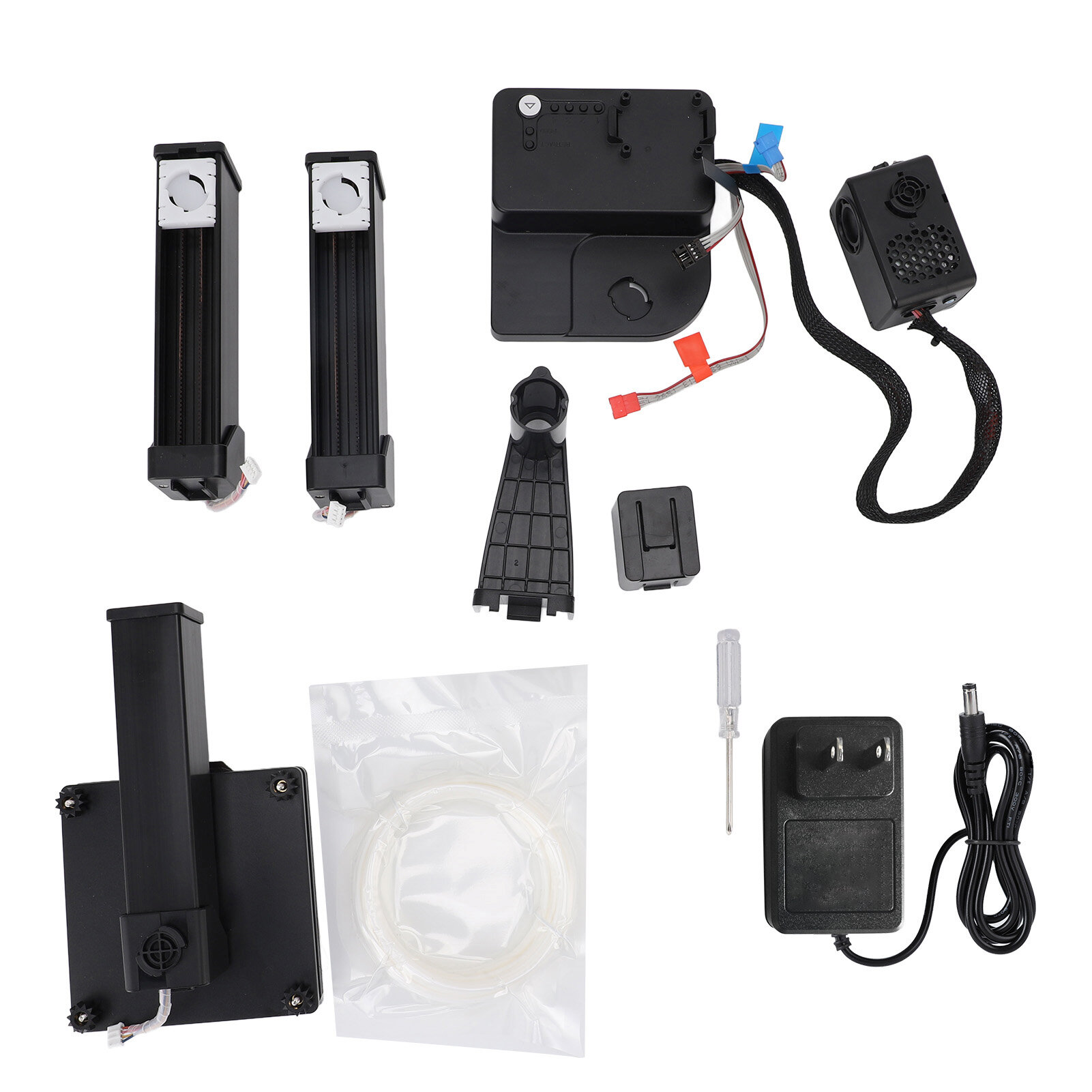 3D-принтер с частотным разделением, высокой точностью, быстрым нагревом, компактный печатный аппарат для образования, с вилкой ЕС, чёрный