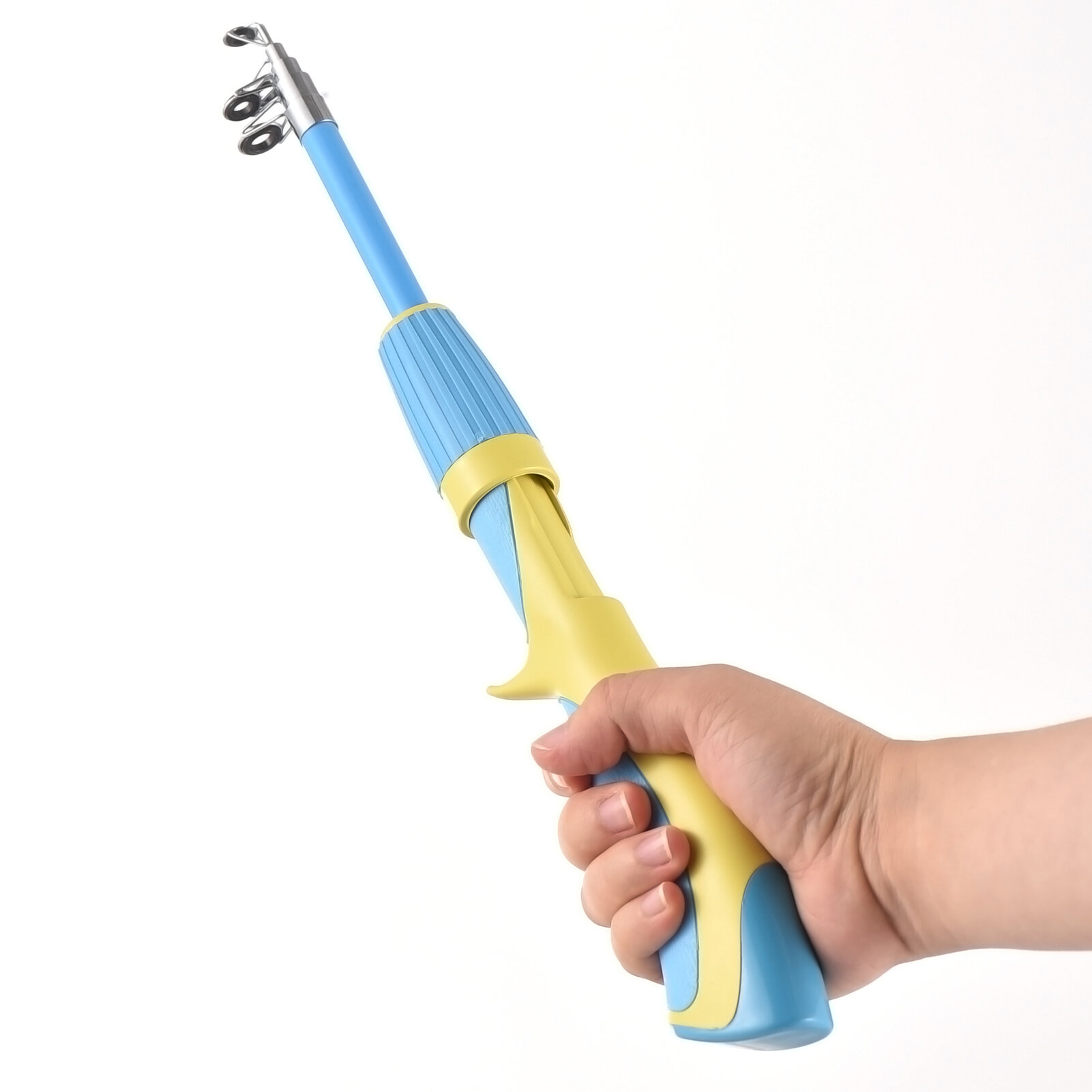 Детская телескопическая удочка 1,3 м, портативная складная удочка из стекловолокна, легкая и прочная, для активного отдыха