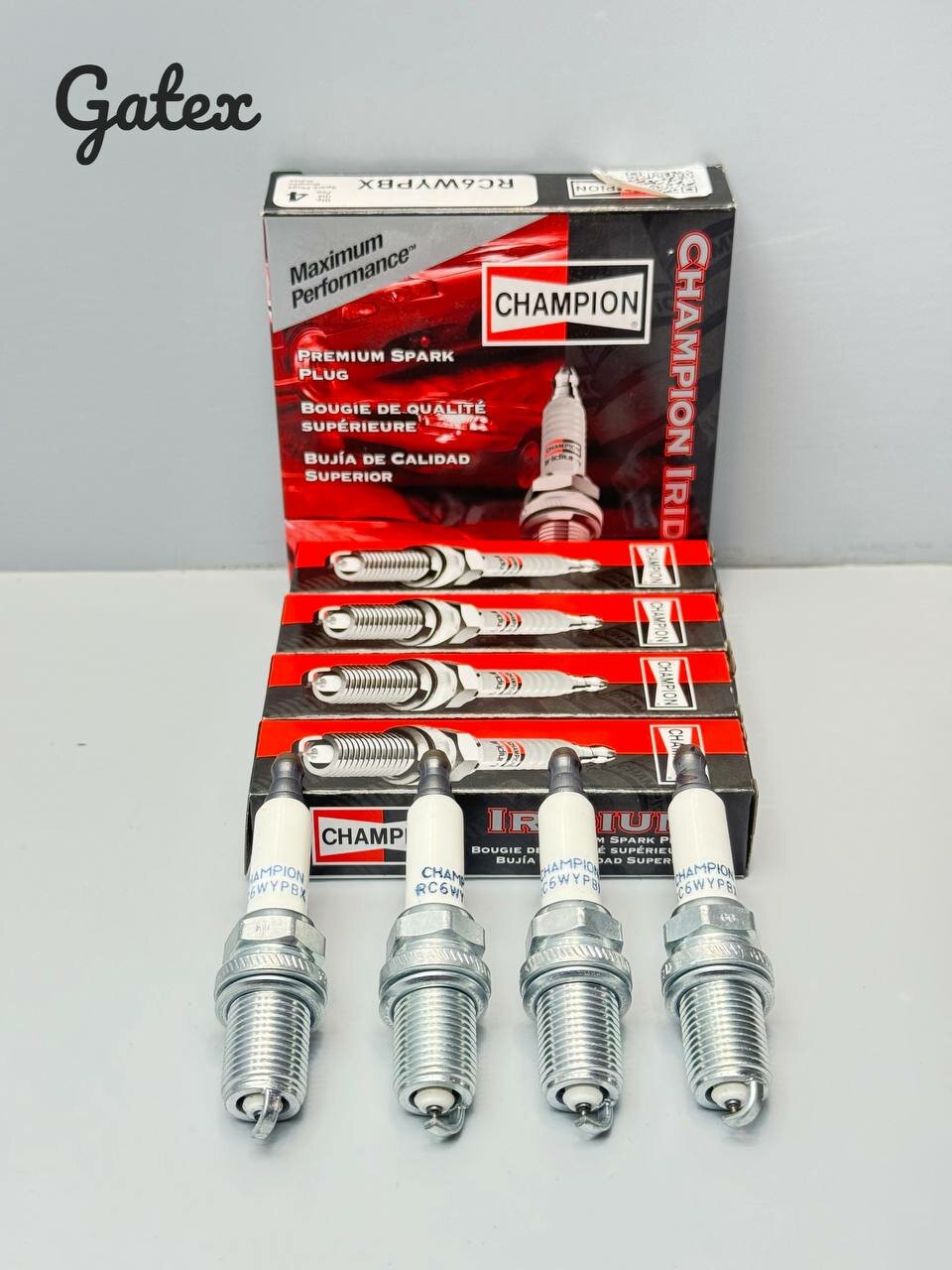 Комплект свечей зажигания иридий Haval F7, F7x, H9 2.0T GW4C20 *CHAMPION* 3707100WEC01