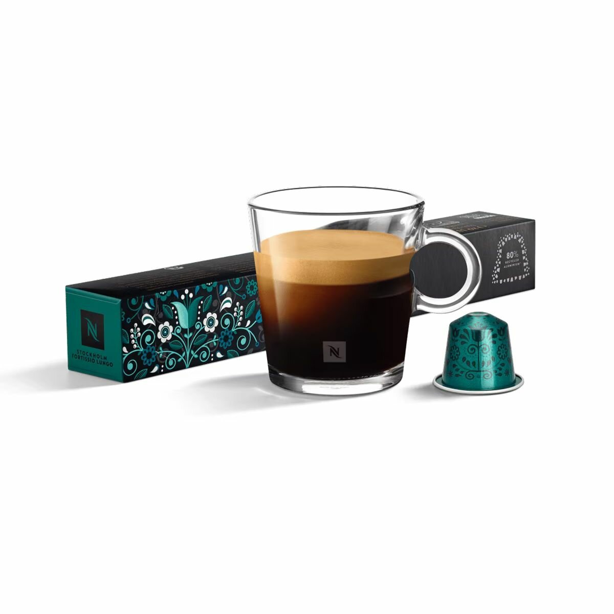 Кофе-капсулы Nespresso Original Stockholm Fortissio Lungo